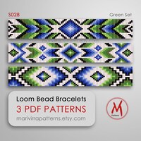 Indian Summer Seed Bead Loom Pattern PDF Contains Labeled Color Graphs ...