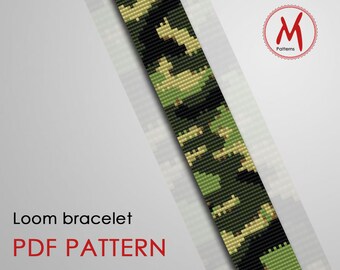 Red Snake Loom Bead Pattern for Bracelet Anaconda Pattern, Leather ...