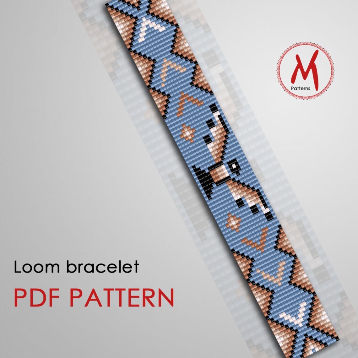 Thunderbird Inspired Loom Bead Pattern for Bracelet Native - Etsy