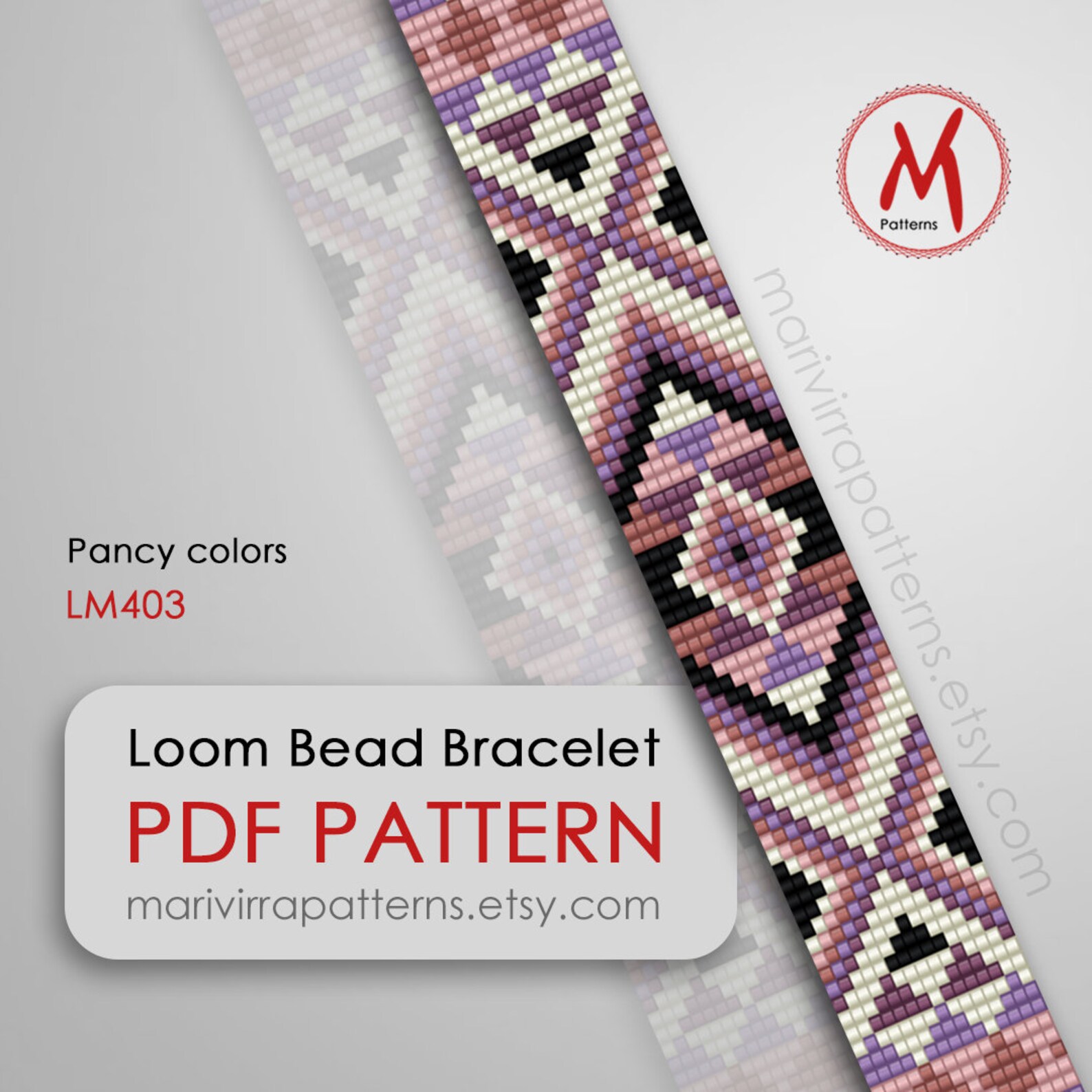 Pancy Set Colors Loom Bead Patterns for Bracelets 3 Patterns, Native ...