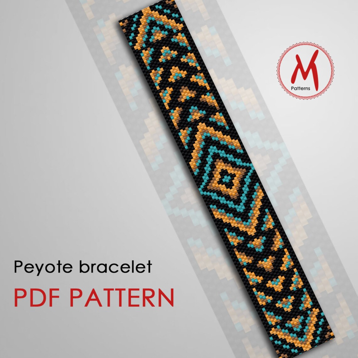 Native Colours Peyote Pattern for Bracelet Native Inspired - Etsy