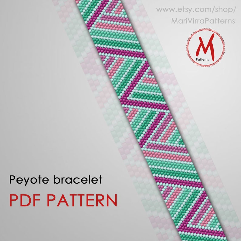 Hyacinth Colors Bead Pattern for Bracelet Colorful Bracelet - Etsy