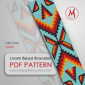 Light Big Set Loom Bead Patterns for Bracelets - Set of 3 Pattern ...