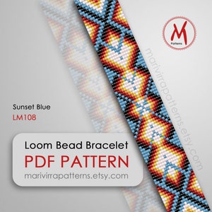 Sunset Set Loom Bead Patterns for Bracelets - Set of 3 Pattern, Native ...