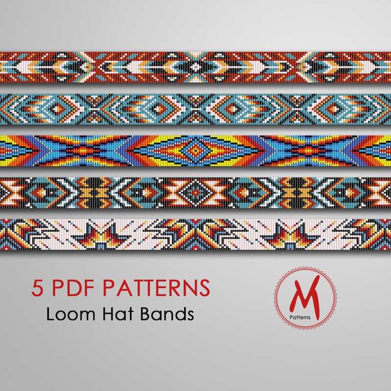 Beaded Hat Band - Etsy