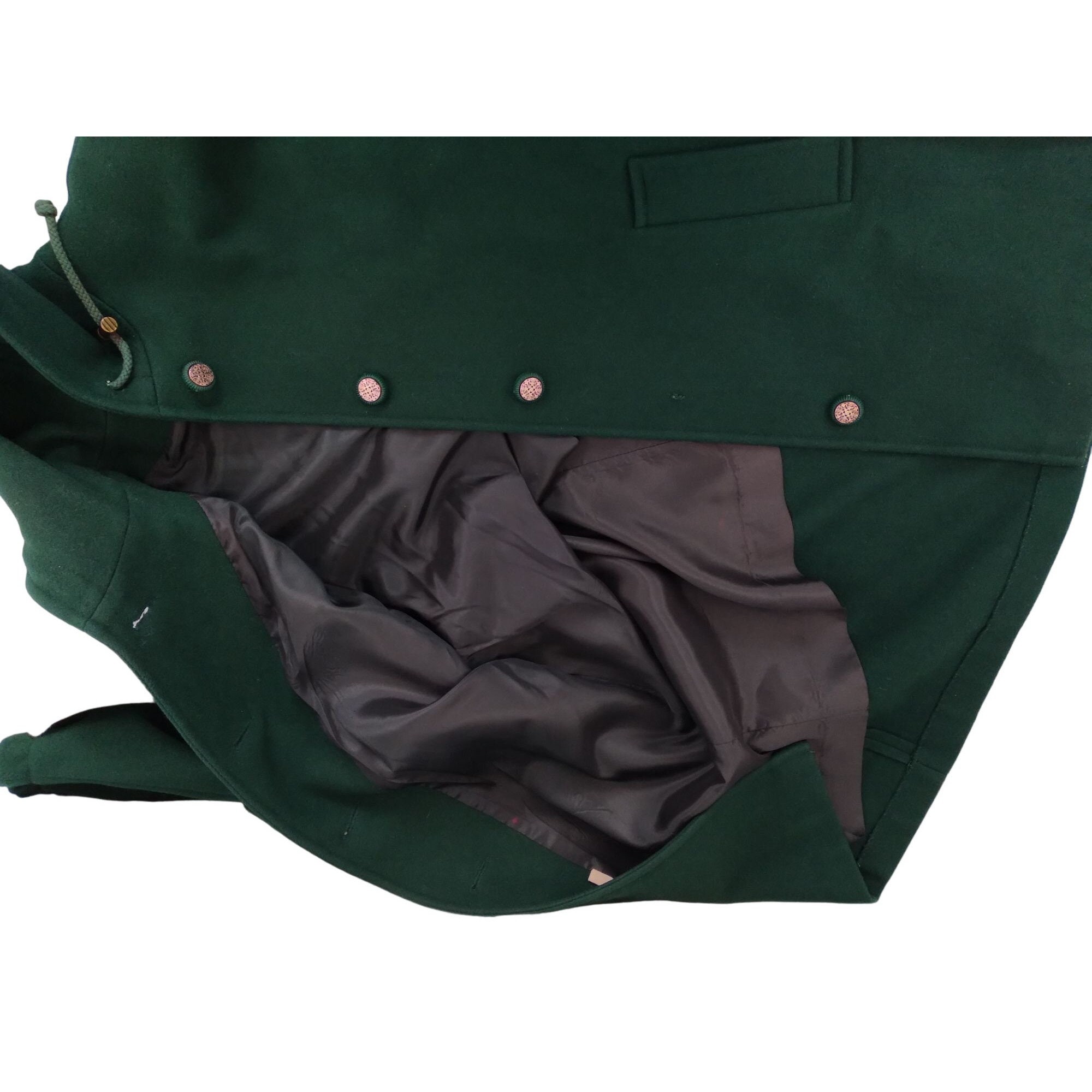 Vintage Miss New Yorker Green Jacket Hoodie Wool Blend Size - Etsy