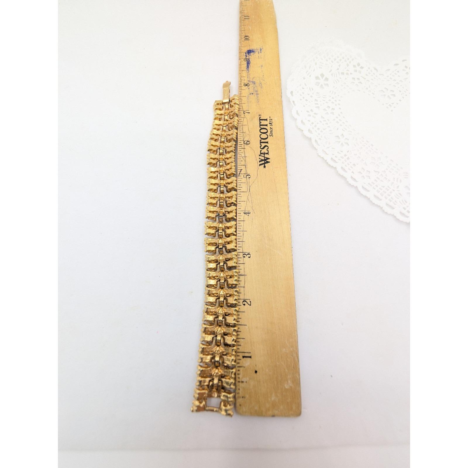 Vtg Bracelet Sarah Coventry Gold Tone 'sunset' Ball Spike Atomic Link ...