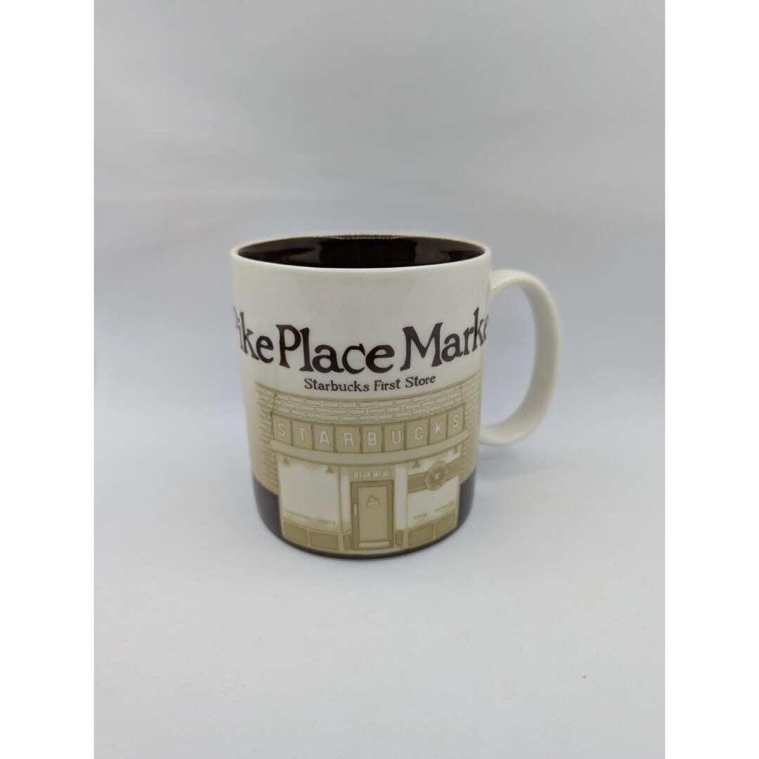 Starbucks Mug Pike Place Market 1st Store Collector Series 16oz Full ...