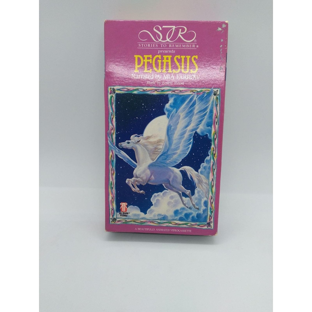 Vintage VHS Stories to Remember Pegasus 1990 Children's Animated Fantasy Narrated by Mia Farrow ...