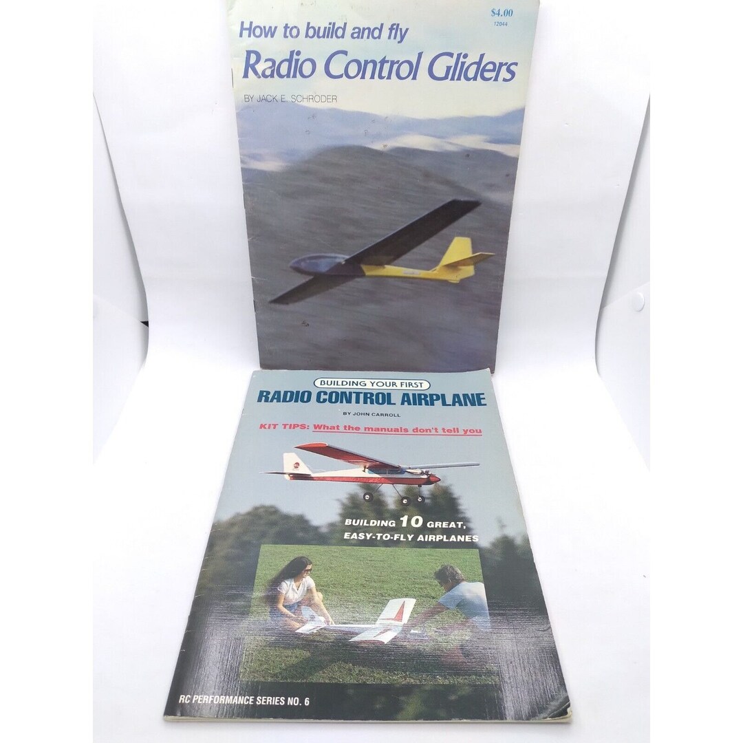 Vtg Bundle Guide Books Hobbyist Airplane Gliders RC Planes Carroll ...