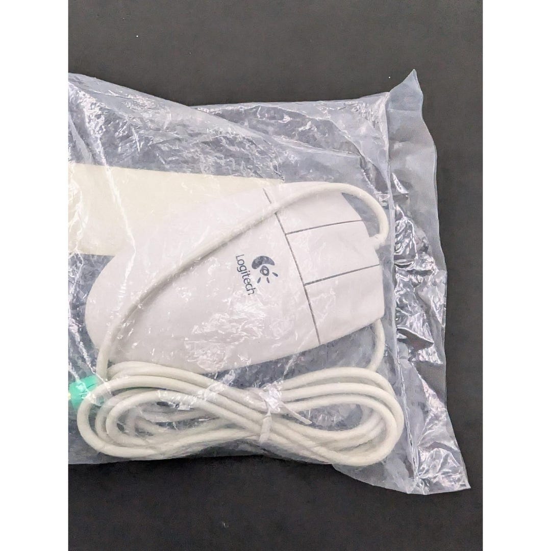 Vintage Retro PS/2 Mouse Logitech M-S35 Sealed - Etsy