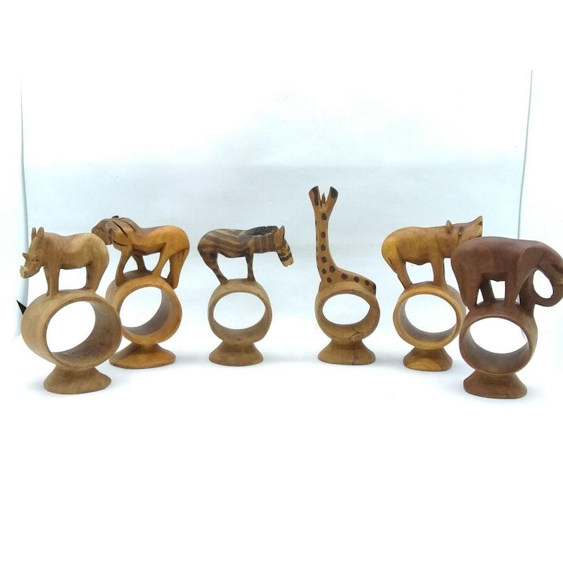 African Napkin Rings - Etsy