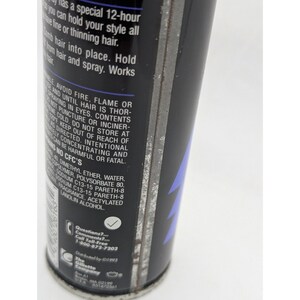 Vintage 1993 Gillette the Dry Look Hair Spray Regular Hold .5 Oz Almost ...
