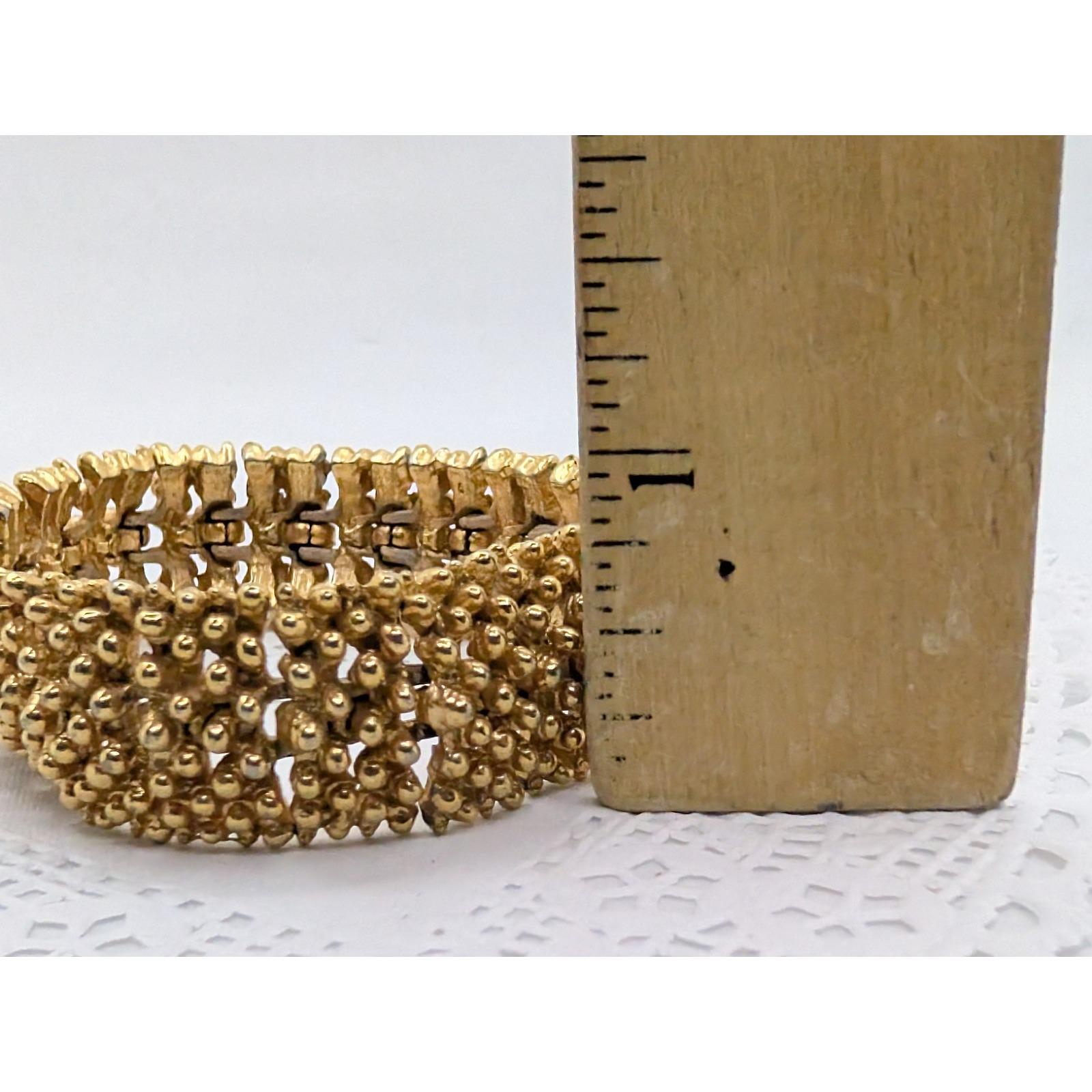 Vtg Bracelet Sarah Coventry Gold Tone 'sunset' Ball Spike Atomic Link ...