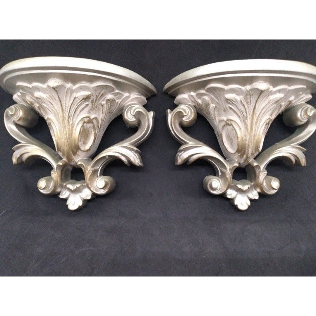 Vintage Home Interior Resin/plastic French Rustic Style Wall Pockets ...