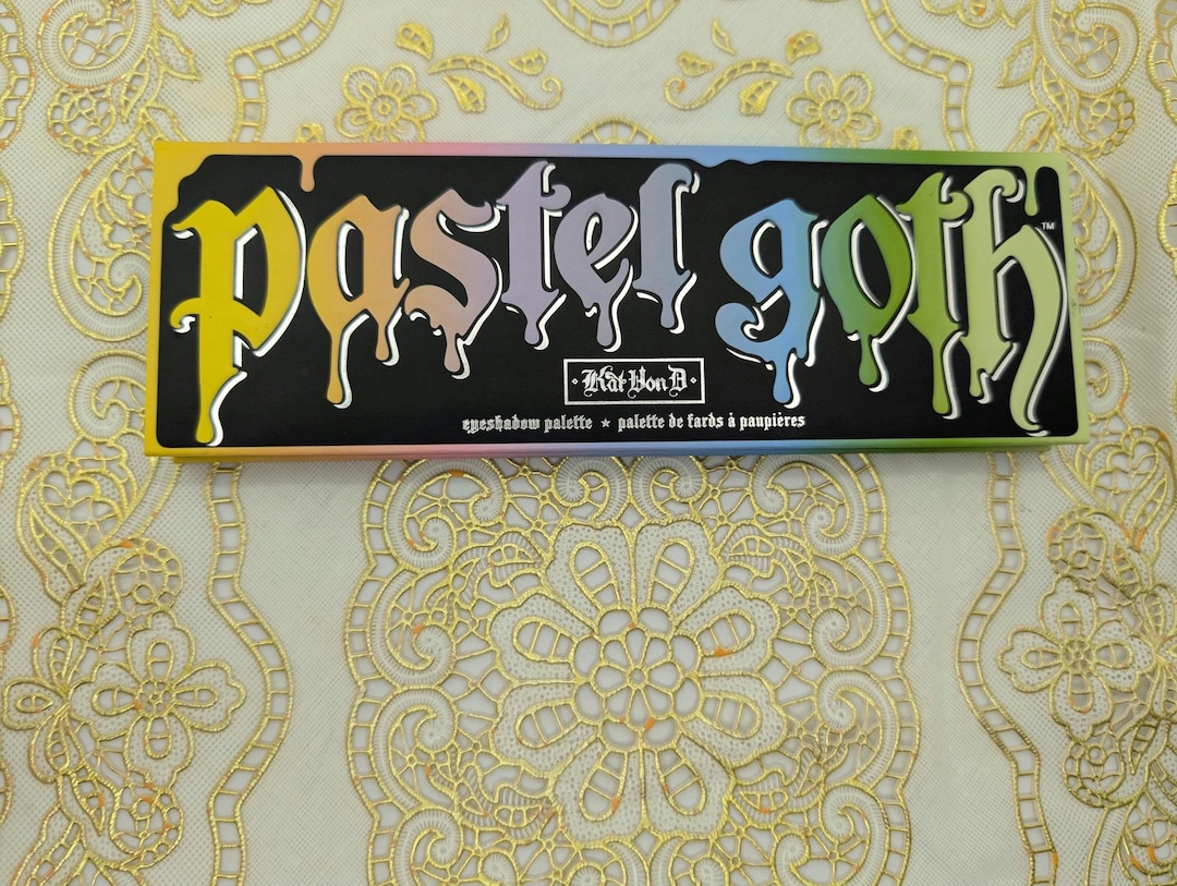 Kat Von D Pastel Goth Eyeshadow Palette Box Whimsigoth Fairycore - Etsy