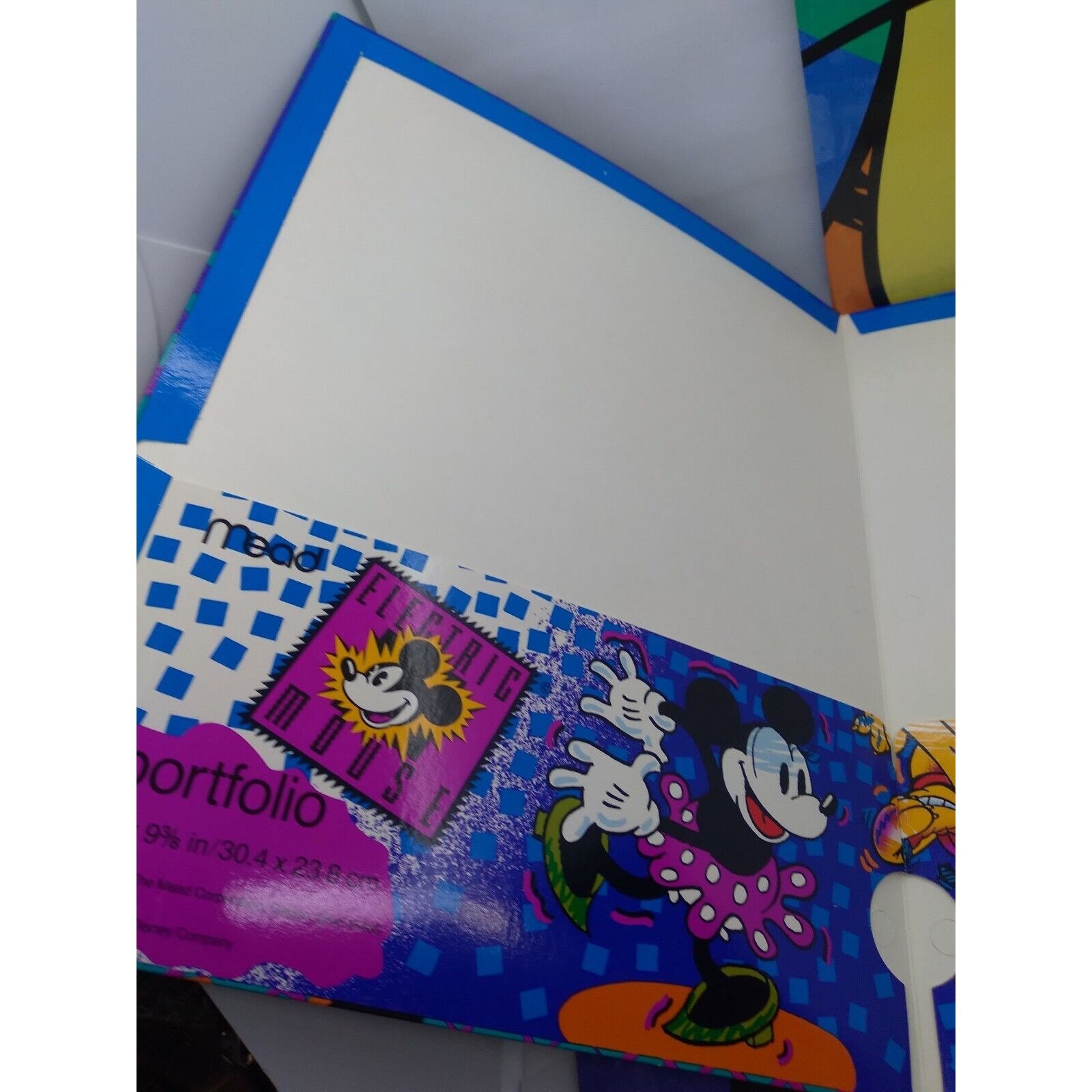 VTG Set 4 Disney Mickey Tigger Pooh & Dolphins 3 Ring Folders for ...