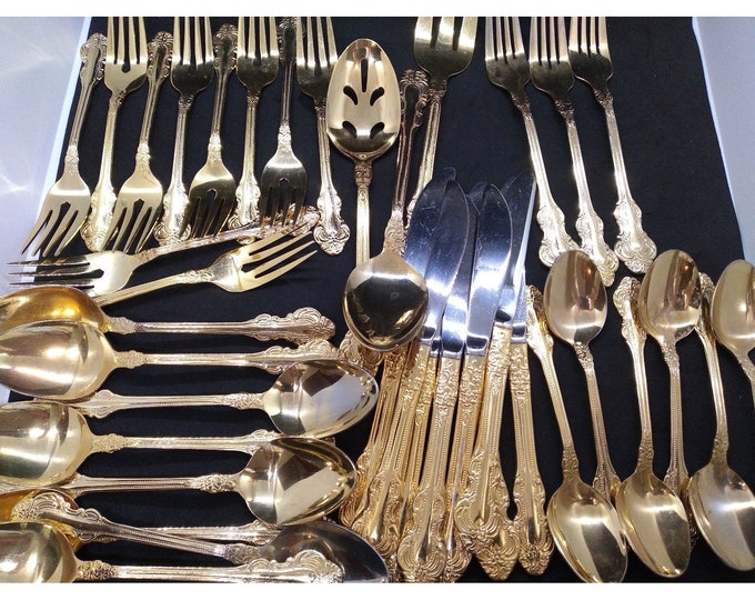 SBS Solingen Besteck Set 23/24 Karat vergoldet für 12 Personen Besteckkoffer 70-teilig - Etsy.de