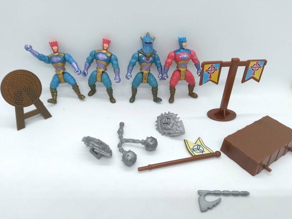 Vintage 90s Boley Knights Action Figures - Etsy