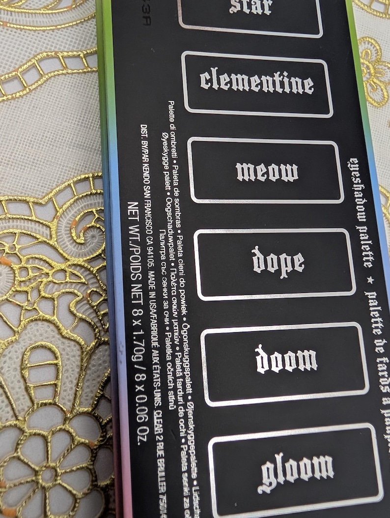 Kat Von D Pastel Goth Eyeshadow Palette Box Whimsigoth Fairycore - Etsy