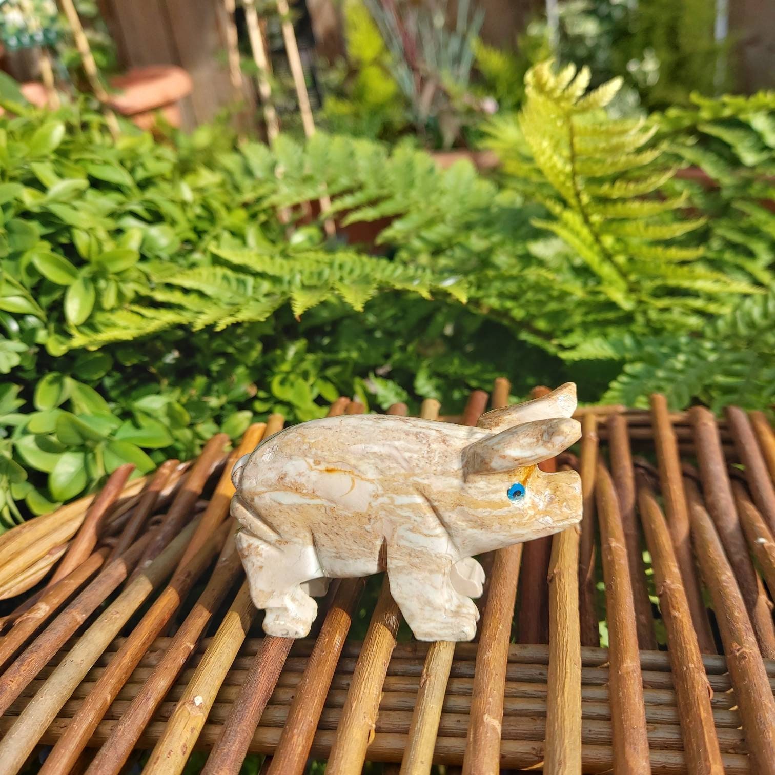 Crystal Pig Soapstone Pig Animal Totem Soapstone Animal - Etsy