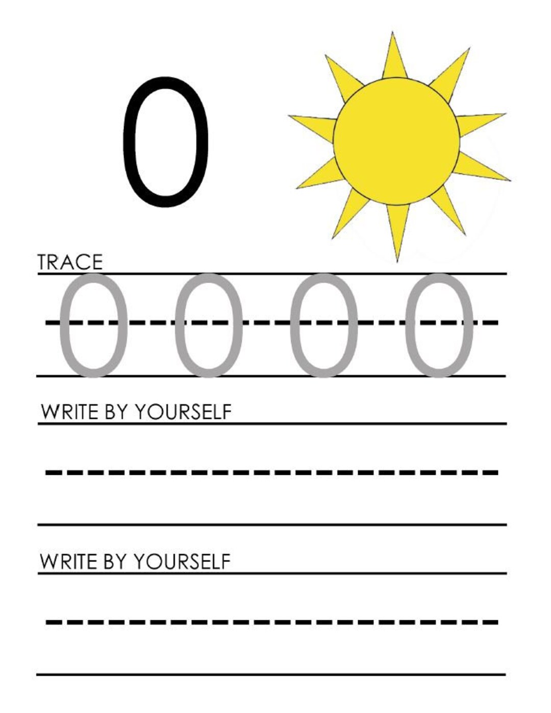 Abcs & Number Tracing Printables - Etsy