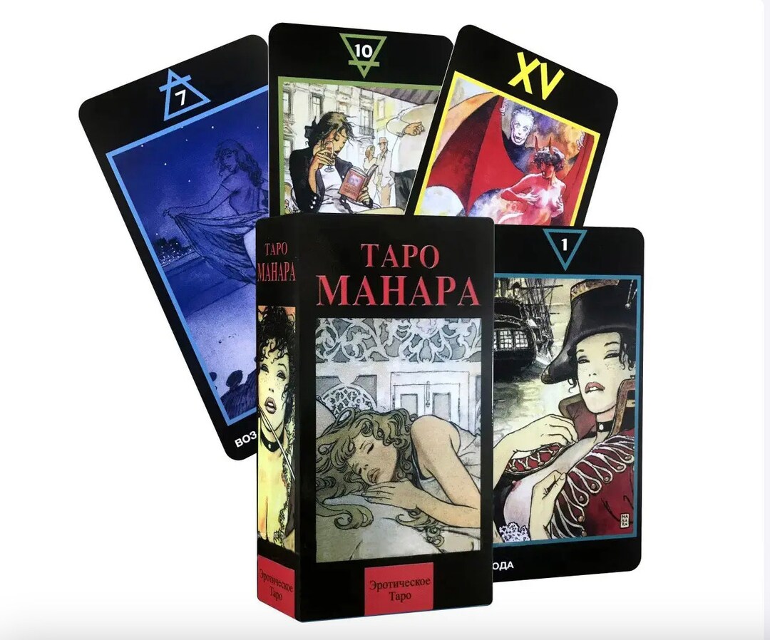 Cards Tarot Manara in English - Etsy