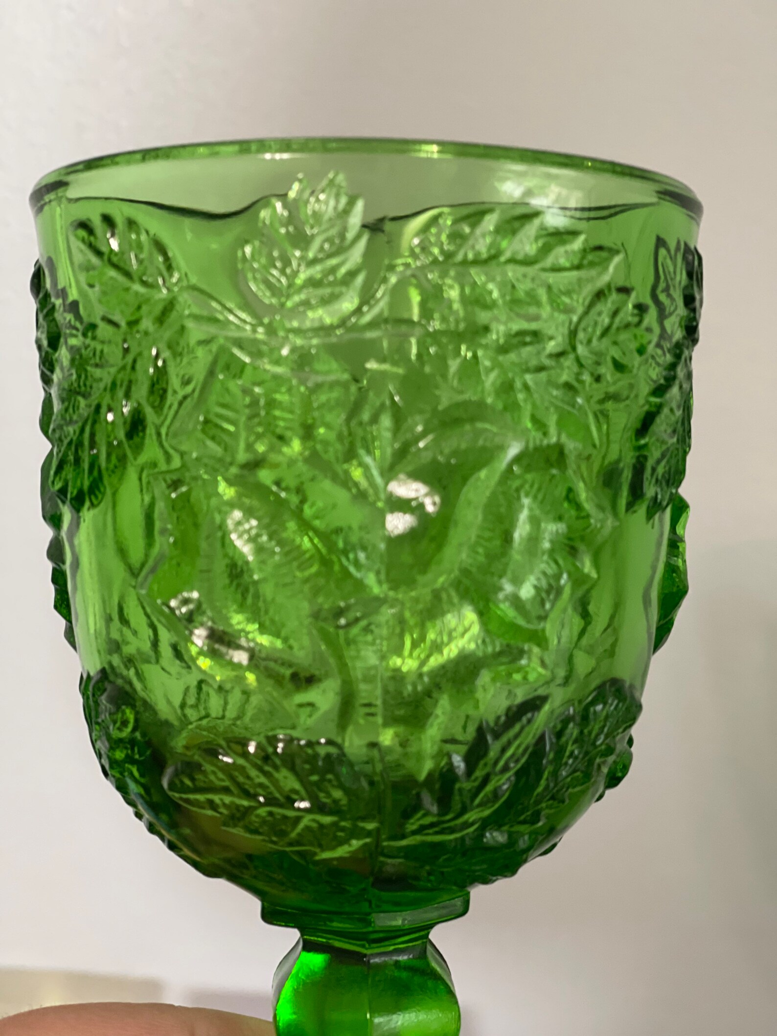 Vintage Fenton Madonna Inn Flat Wild Rose Goblets Goblets - Etsy