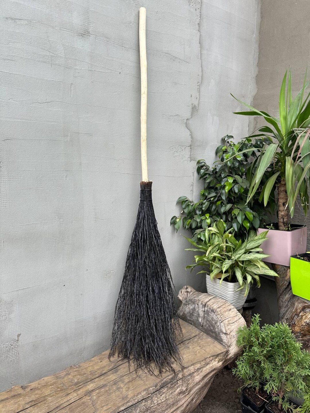 Black Birch Broom, Besom, Birch Broom, Natural Witch Broom, Wizard ...