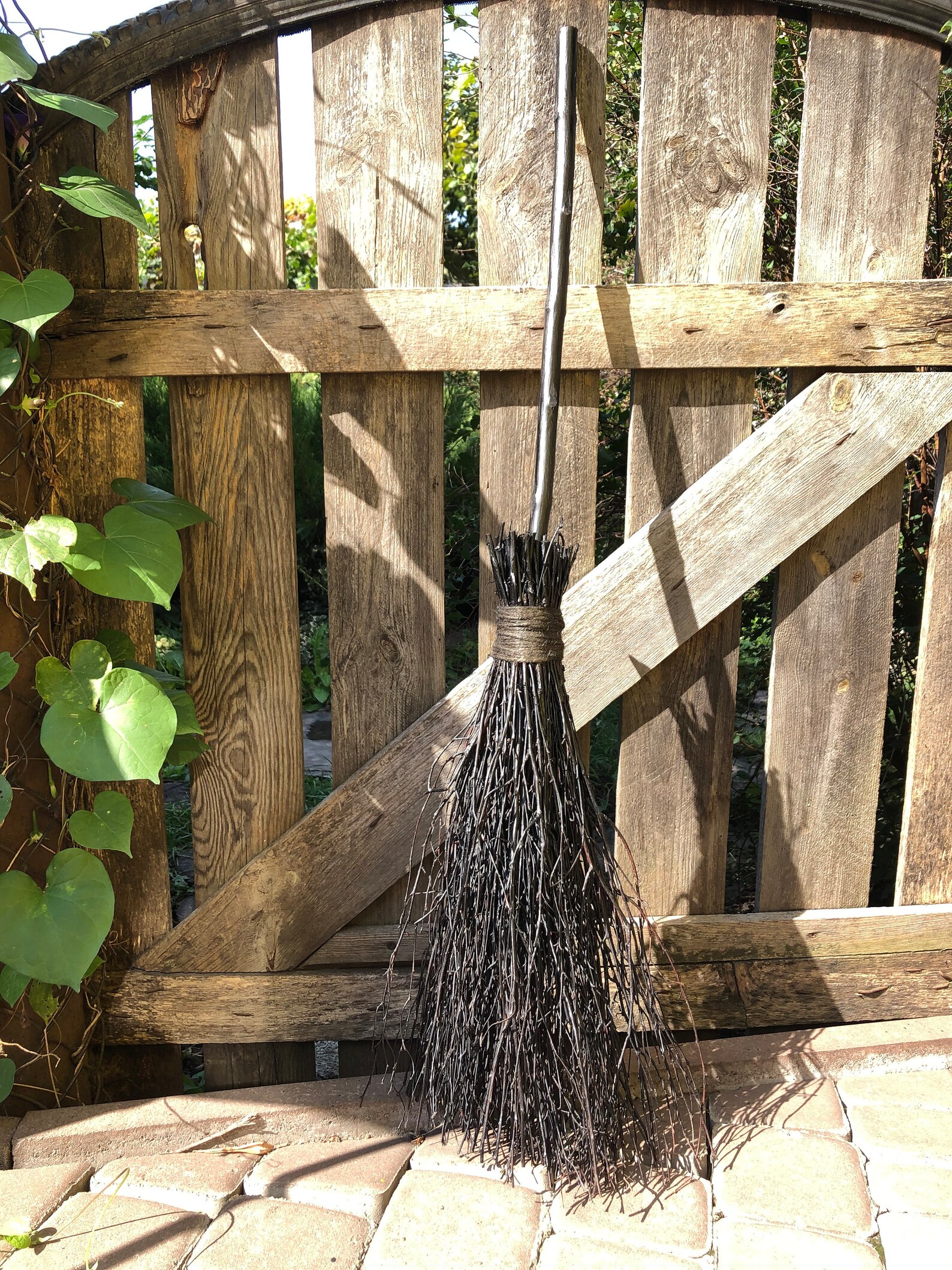 Black Birch Broom, Besom, Birch Broom, Natural Witch Broom, Wizard ...
