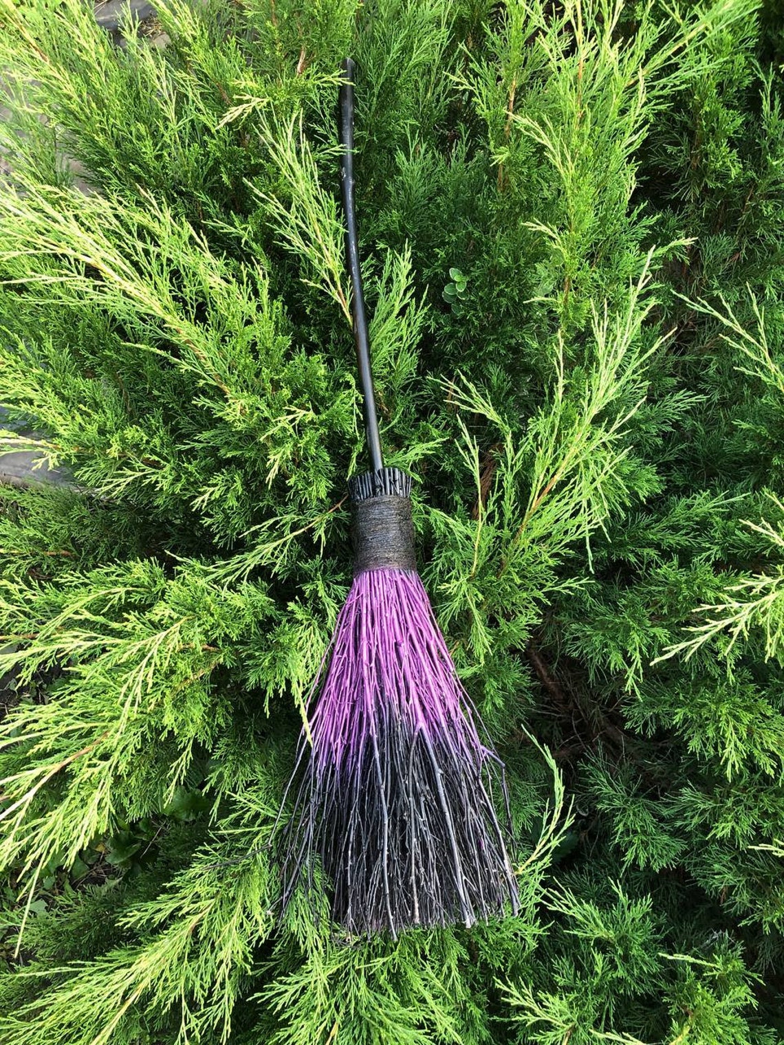Purple Birch Broom, Besom, Birch Broom, Natural Witch Broom, Wizard ...