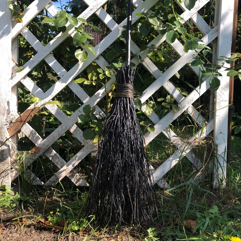 Black Birch Broom, Besom, Birch Broom, Natural Witch Broom, Wizard ...