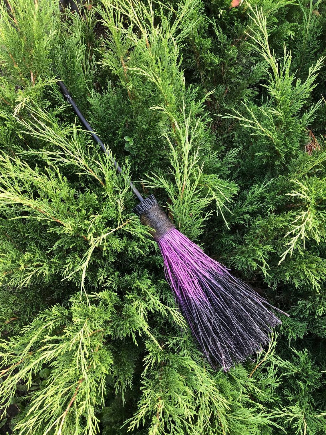 Purple Birch Broom, Besom, Birch Broom, Natural Witch Broom, Wizard ...