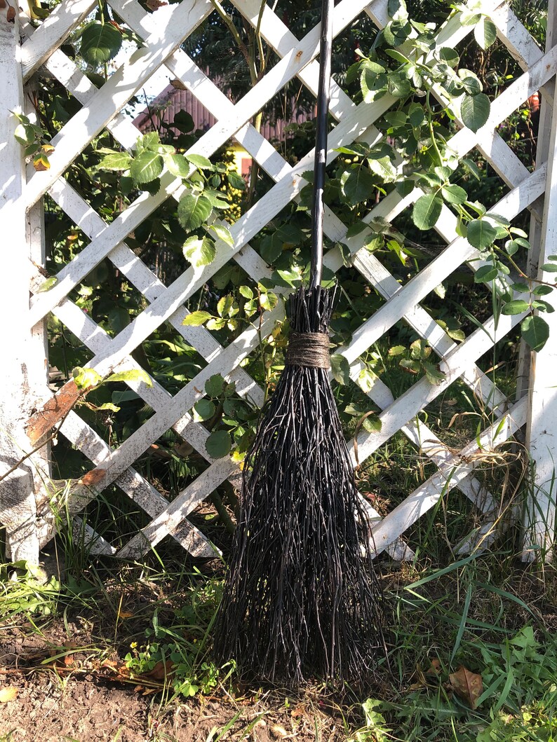 Black Birch Broom, Besom, Birch Broom, Natural Witch Broom, Wizard ...