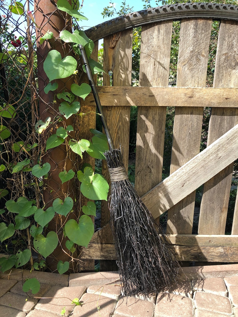 Black Birch Broom, Besom, Birch Broom, Natural Witch Broom, Wizard ...