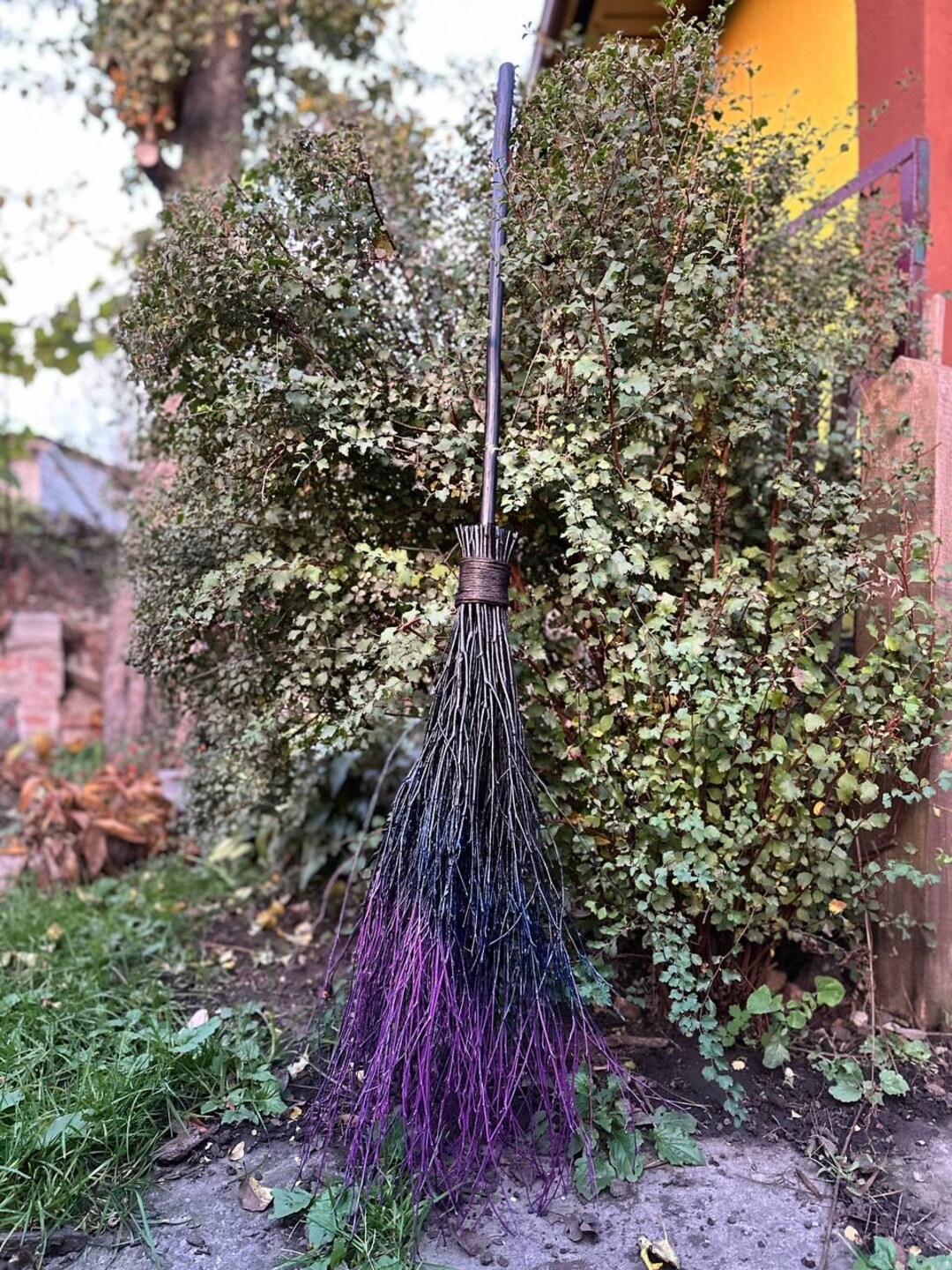 Purple Birch Broom, Besom, Birch Broom, Natural Witch Broom, Wizard ...