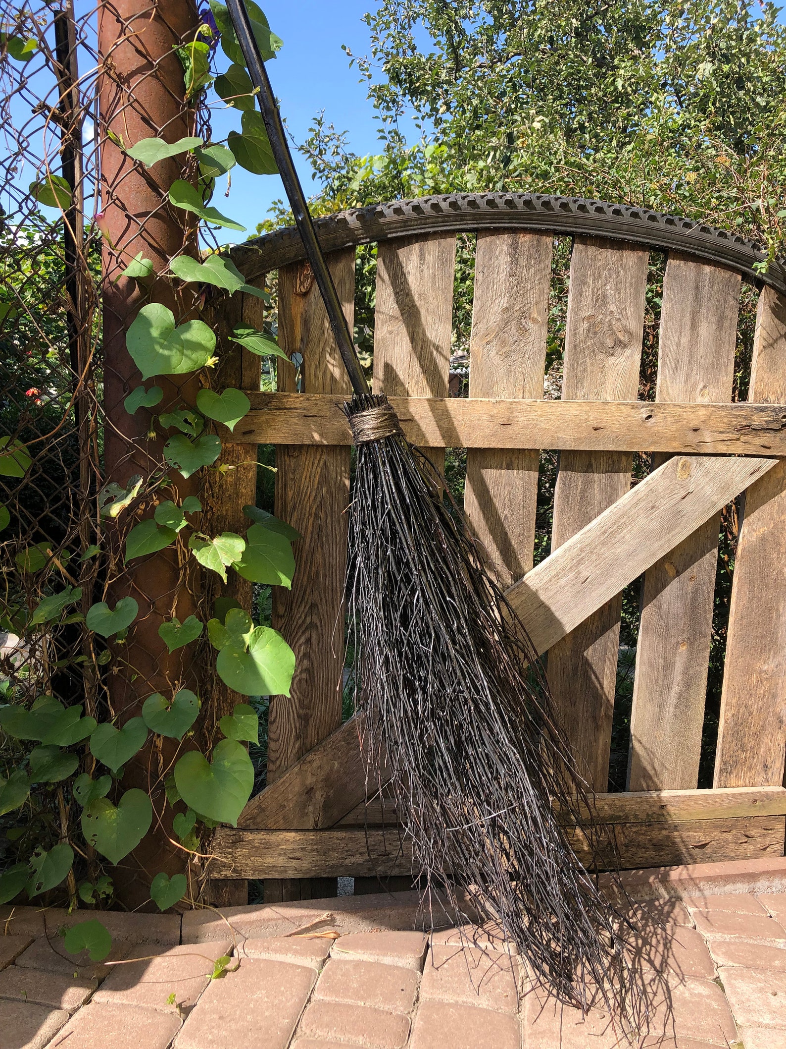 Black Birch Broom, Besom, Birch Broom, Natural Witch Broom, Wizard ...