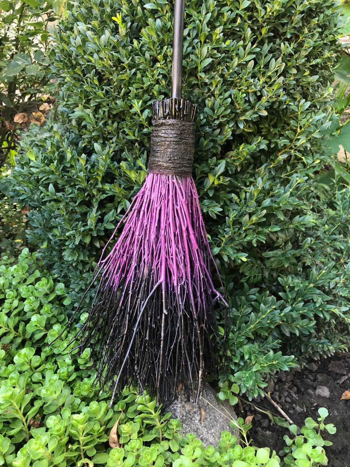 Purple Birch Broom, Besom, Birch Broom, Natural Witch Broom, Wizard ...