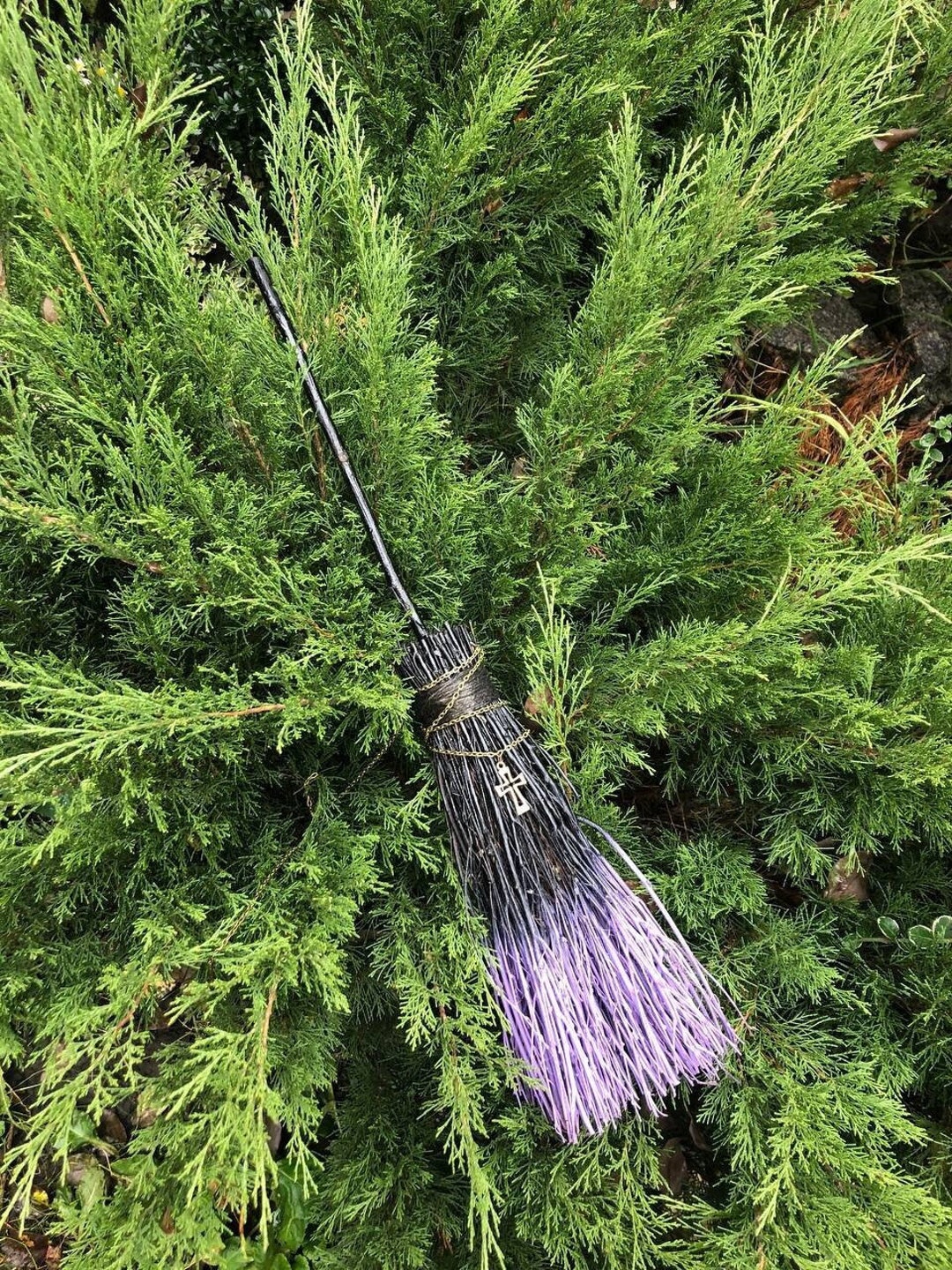 Purple Birch Broom, Besom, Birch Broom, Natural Witch Broom, Cosplay ...