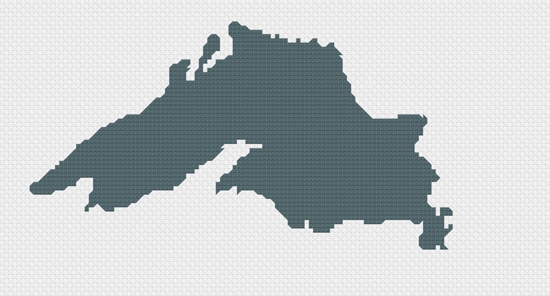 Lake Superior Cross Stitch Pattern PDF Download ONLY Duluth - Etsy