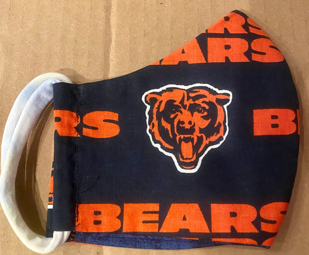 Chicago Bears Face Mask - Etsy
