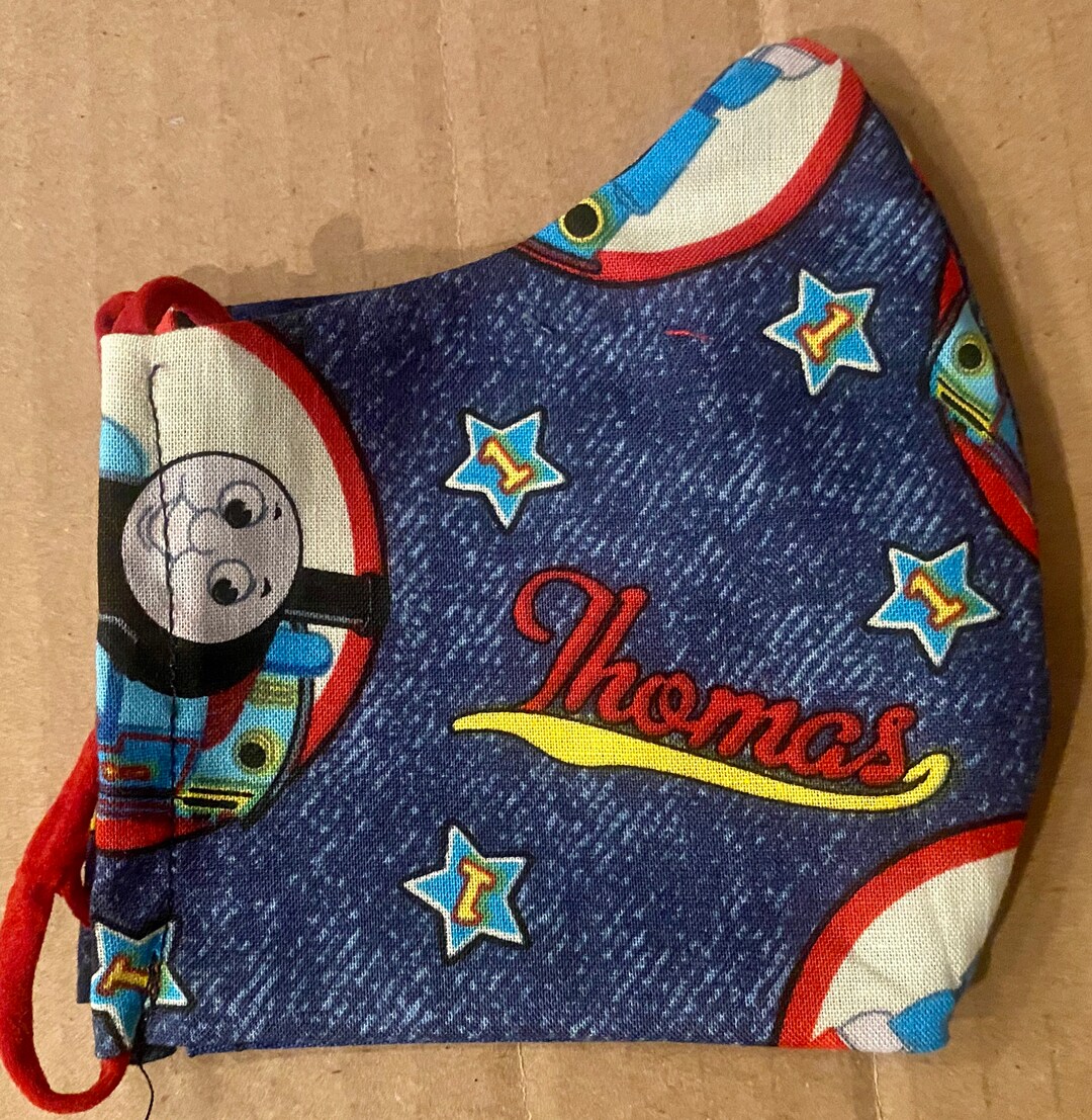 Thomas the Train Face Mask (discontinued) - Etsy