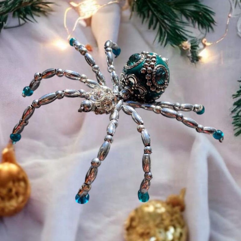 Christmas Spider Teal - Etsy