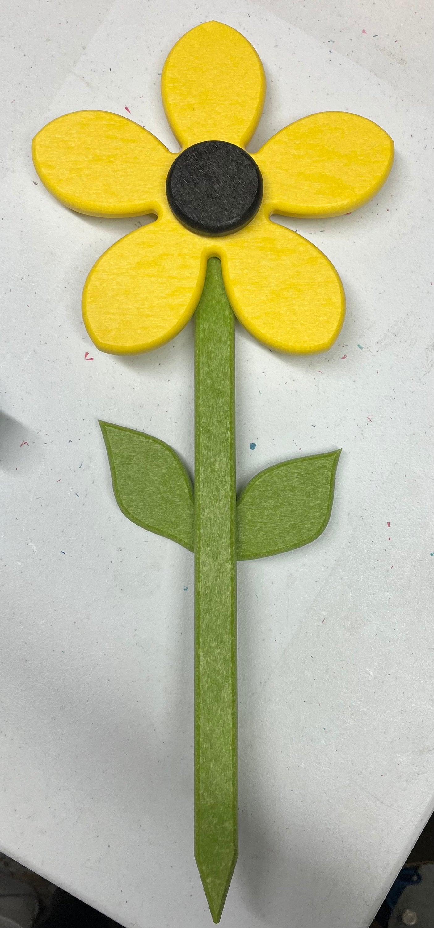 Daisy Poly Garden Stake Flower - Etsy