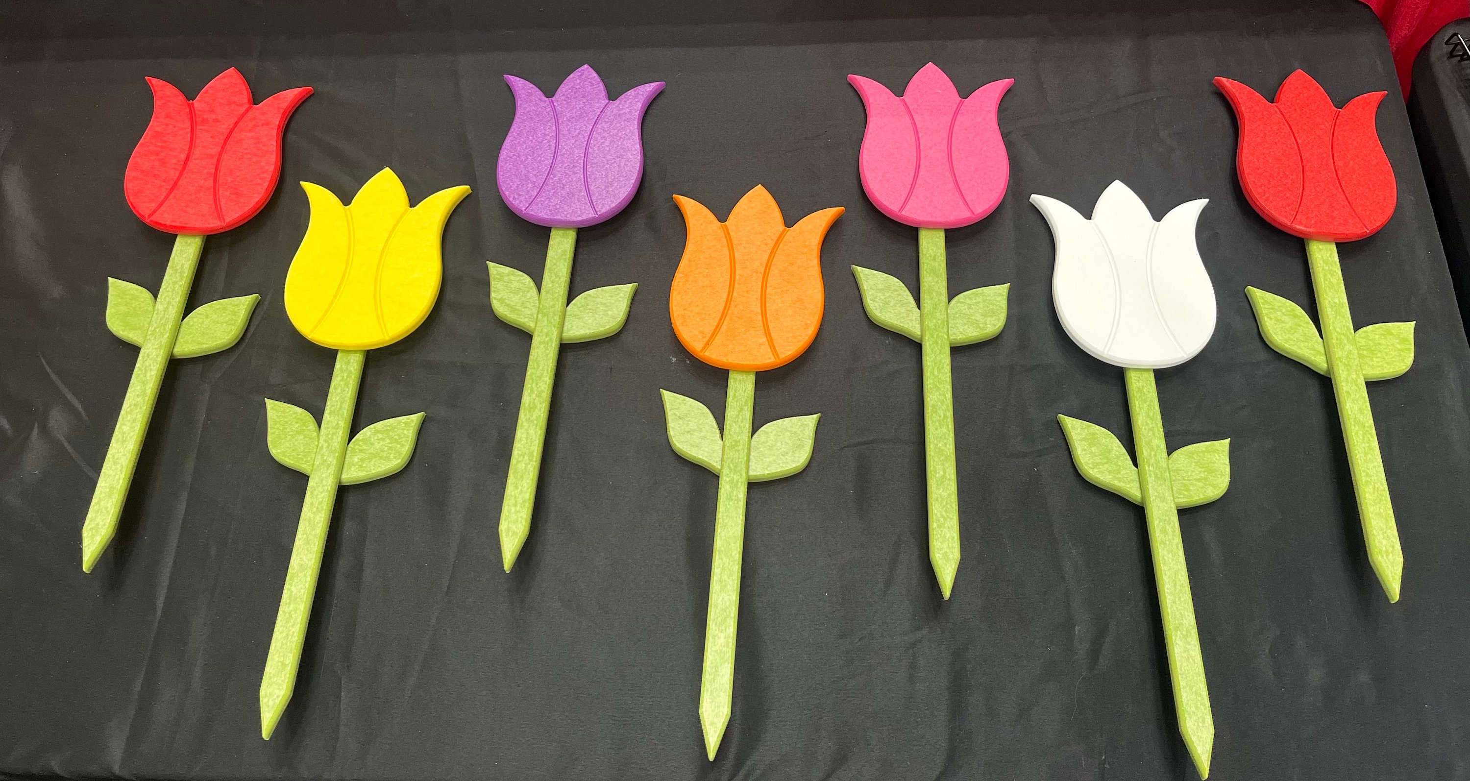Poly Flower Tulip Garden Stake - Etsy