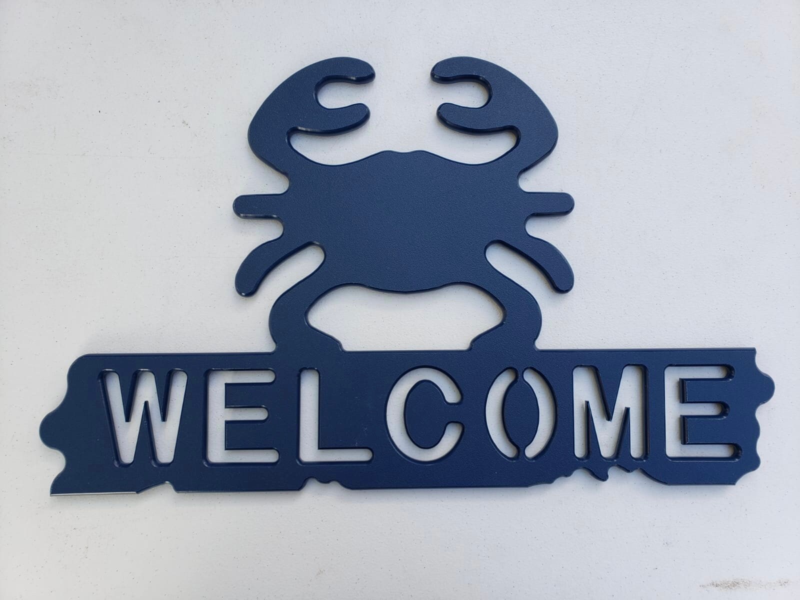 Crab Welcome Sign - Etsy