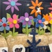 2 Daisy Poly Garden Stake Flowers - Etsy
