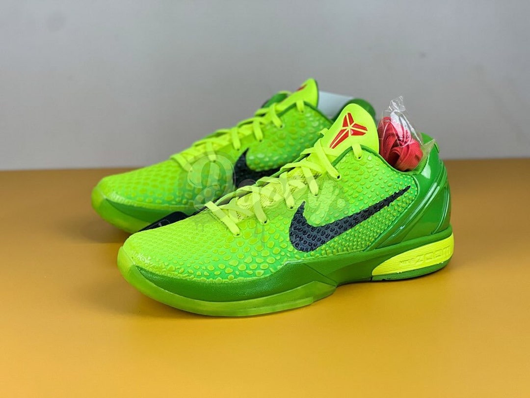 Kobe 6 Protro grinch Green for Men and Women - Etsy