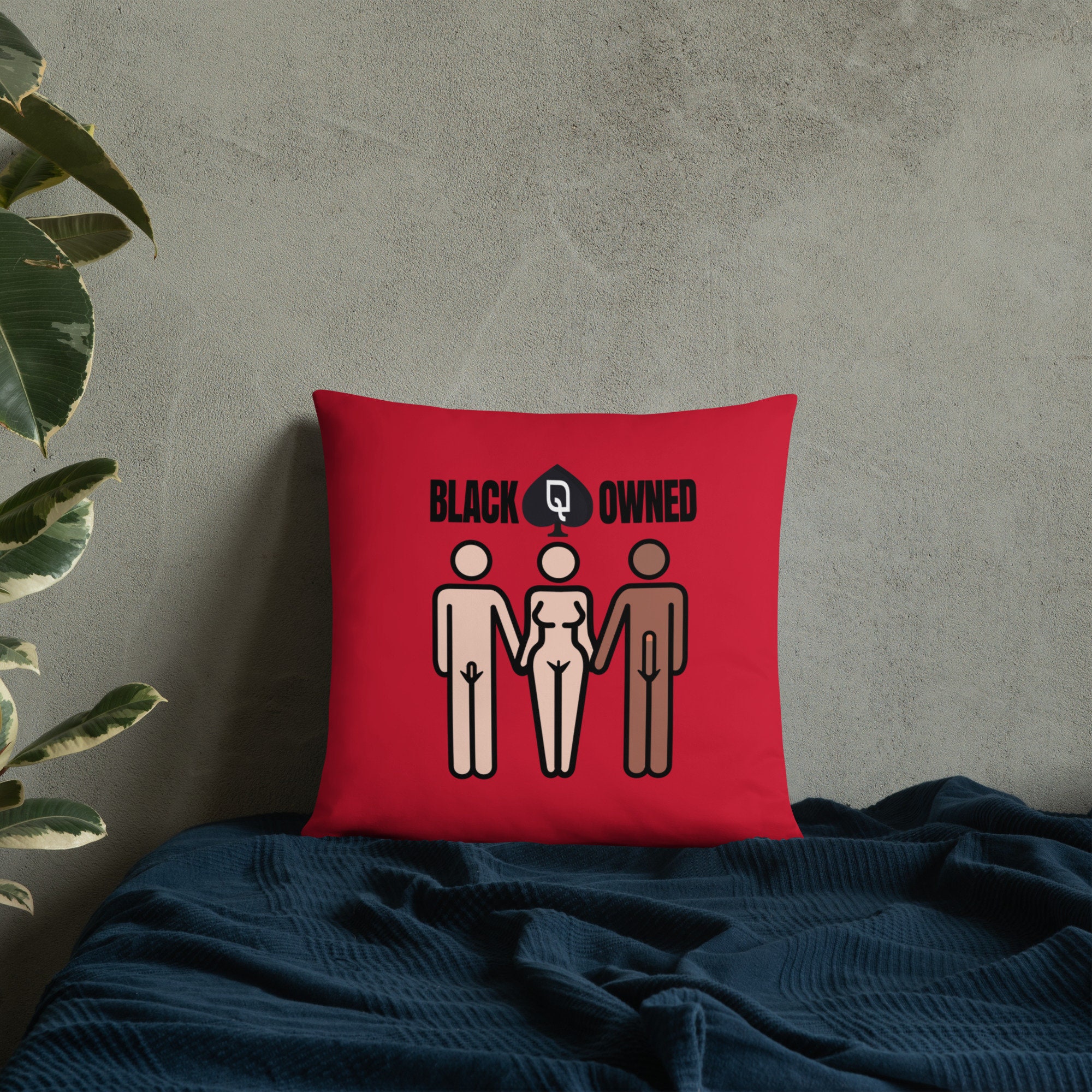 Black Owned Queen Of Spades Cuckold Kissen Etsy De