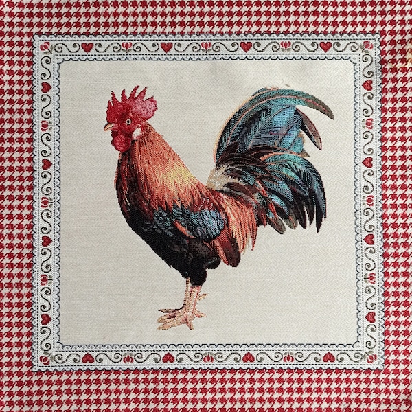 Rooster Fabric - Etsy